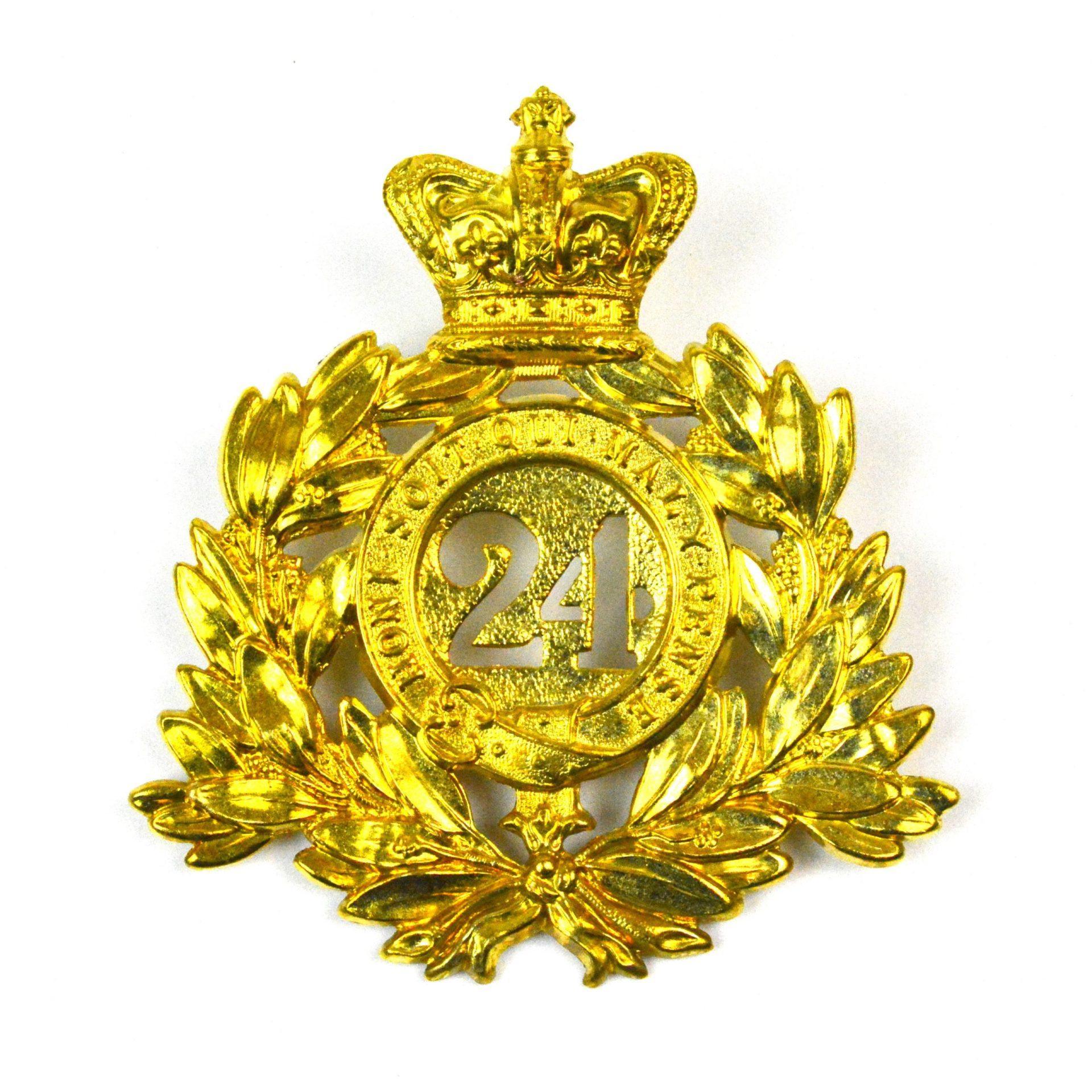 Zulu Wars 24th Foot Other Rank's Brass Shako Plate, QVC - Jeremy ...