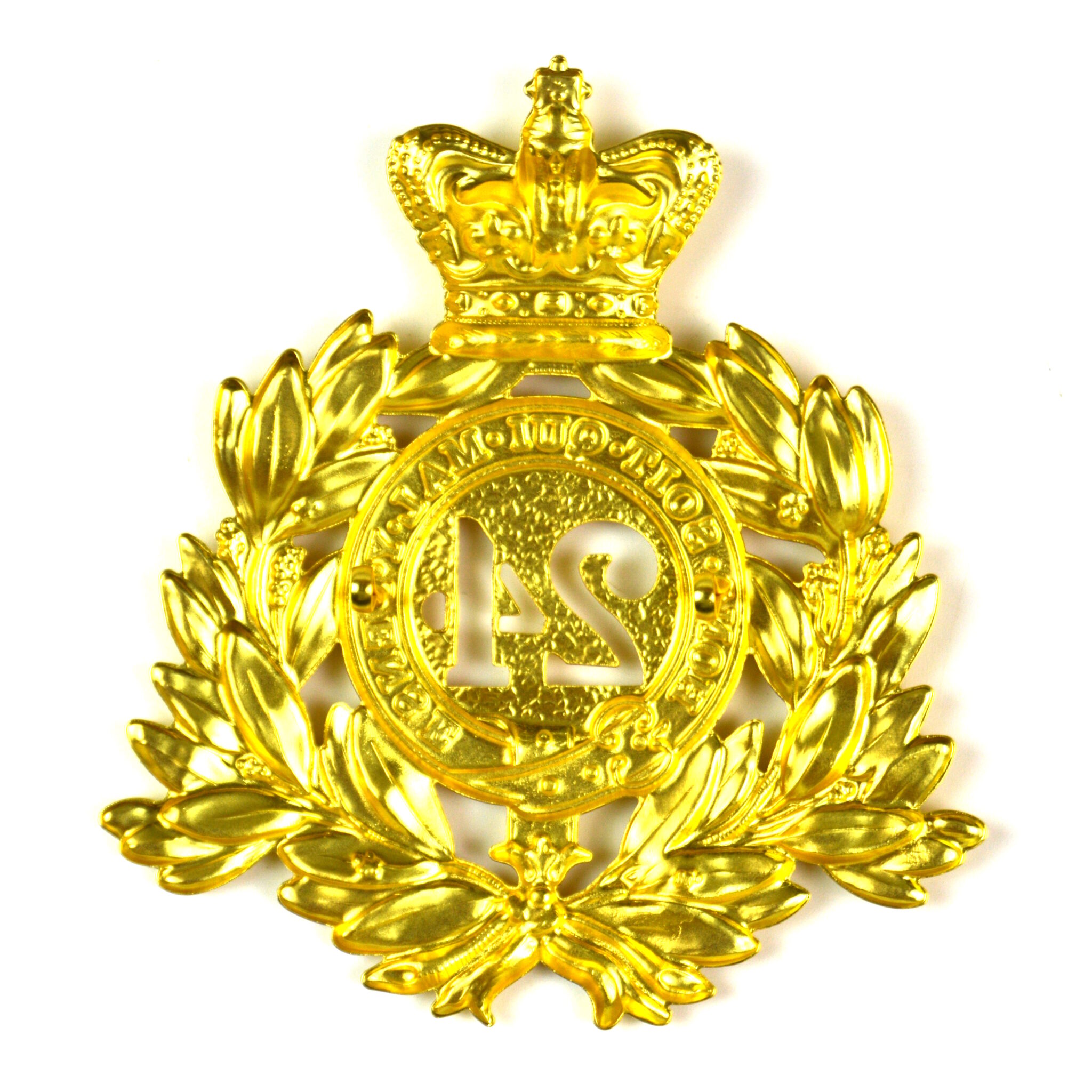 24th Regiment of Foot Brass Helmet Plate - Shako Plates | Militaria.co.uk