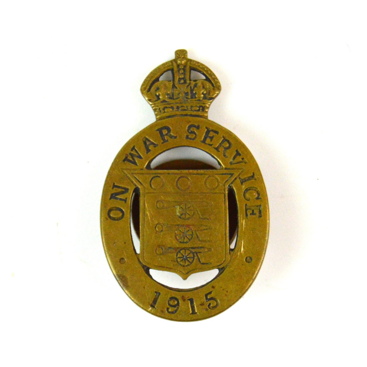 On War Service 1915 Munition Workers Lapel Badge - Jeremy Tenniswood ...