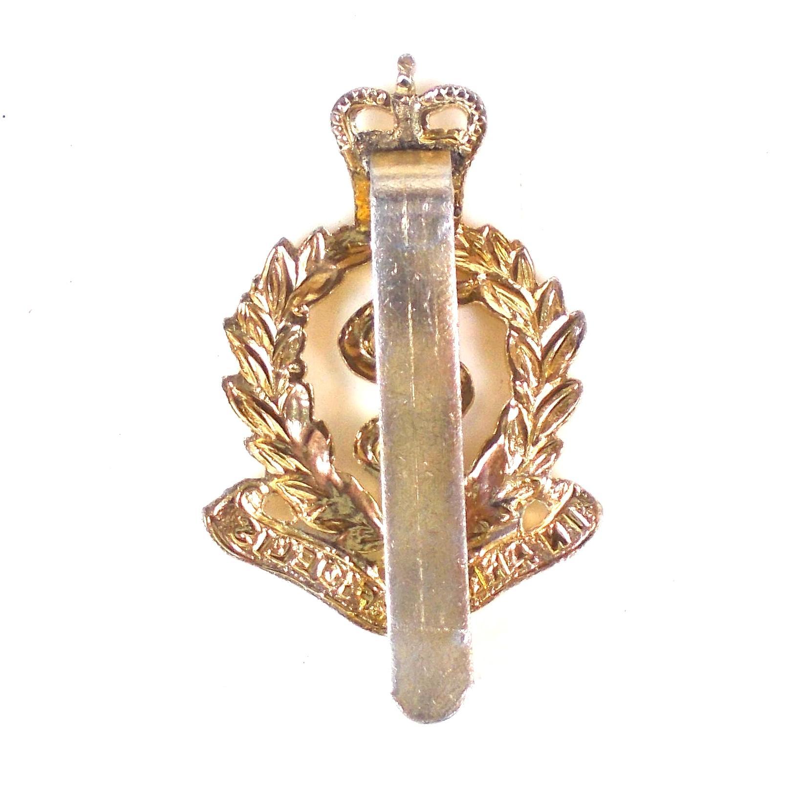 Royal Army Medical Corps (RAMC) Queen's Crown Anodised Cap Badge ...