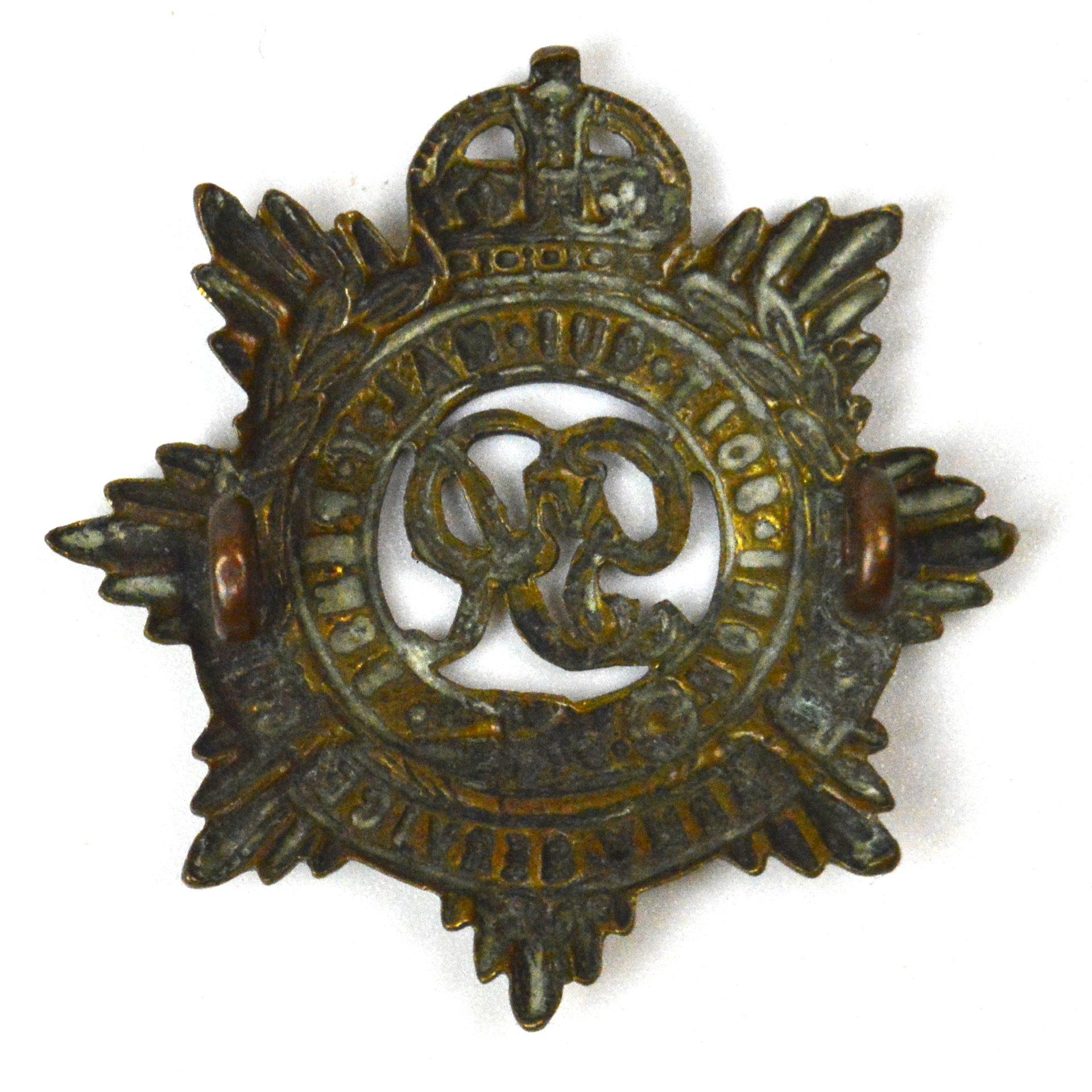 Original Royal Army Service Corps Cap Badge, King's Crown (GRVI ...