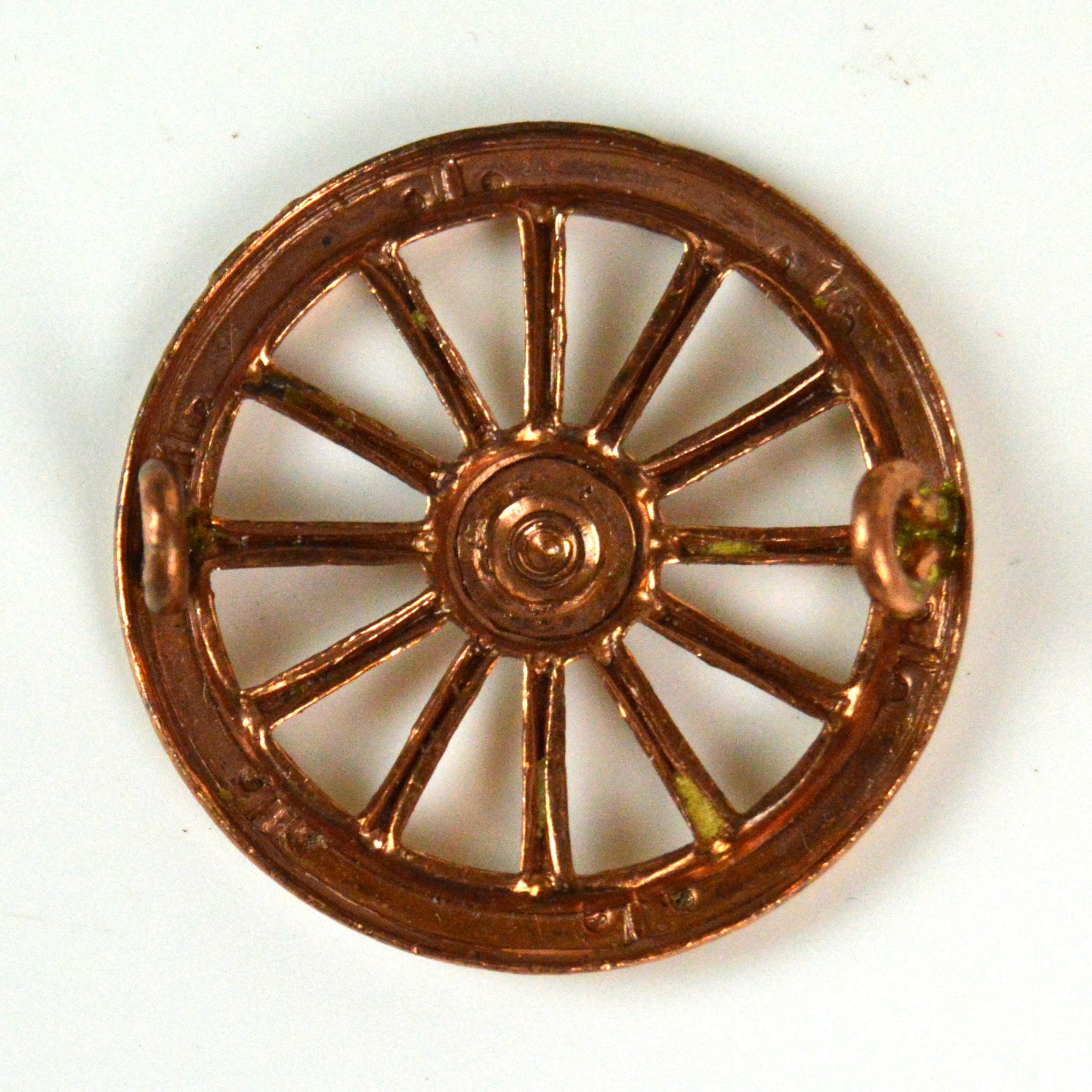 Australian Wheelwright Gilding Metal 12-Spoke Wheel Trade Badge ...