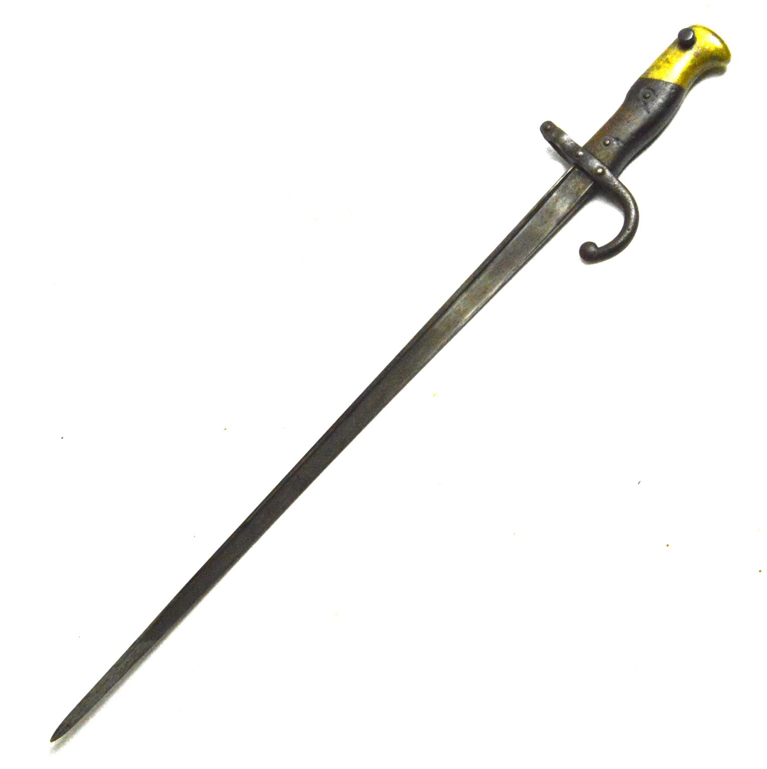 French M1874 Gras Rifle Bayonet (Paris-Oudry, 1880) - Tenniswood Militaria
