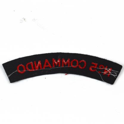 5 Commando Embroidered Shoulder Title - Jeremy Tenniswood Militaria