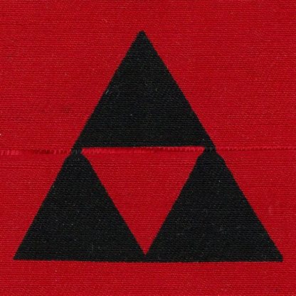 British Infantry 3RD DIVISION - Printed formation badge black on red ...