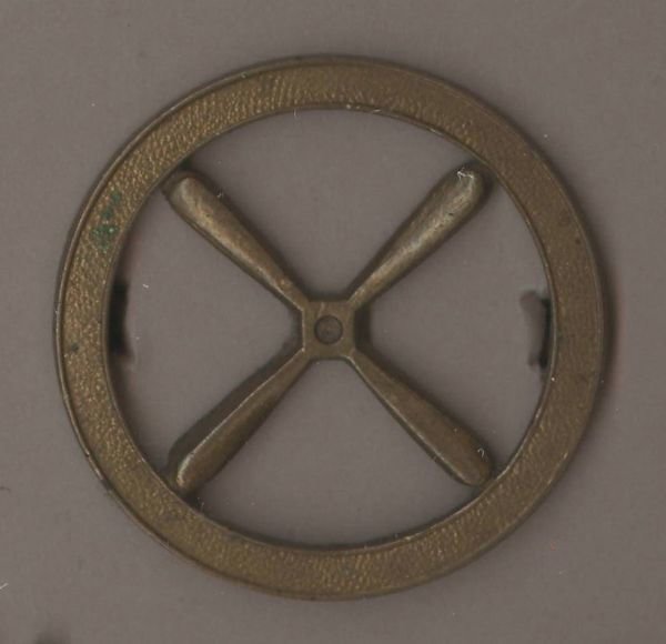 RAF APPRENTICE BADGE gilding metal two eyed shank fixg - Tenniswood ...