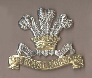 ROYAL HUSSARS (PWO) a/a cap badge - Jeremy Tenniswood Militaria