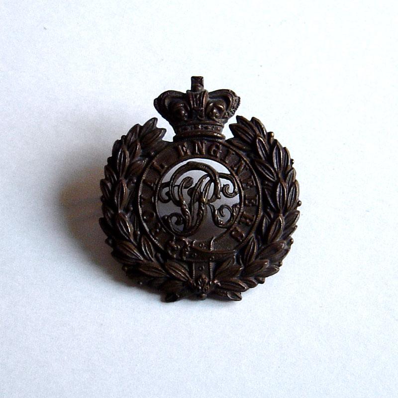Corps of Royal Engineers OR's Cap Badge - QVC and Cipher OR's Gilding ...