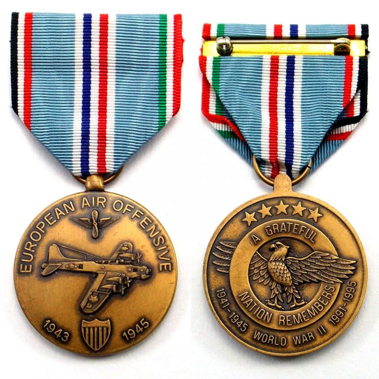 US European Air Offensive 1943-1945 - Commemorative Medal - Jeremy ...