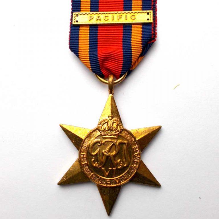 BURMA STAR replacement with PACIFIC clasp - Jeremy Tenniswood Militaria
