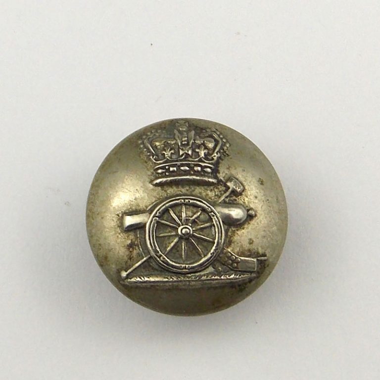 ROYAL REGIMENT of ARTILLERY QVC 'Three Cannons' Officers 19.5mm Gilt ...