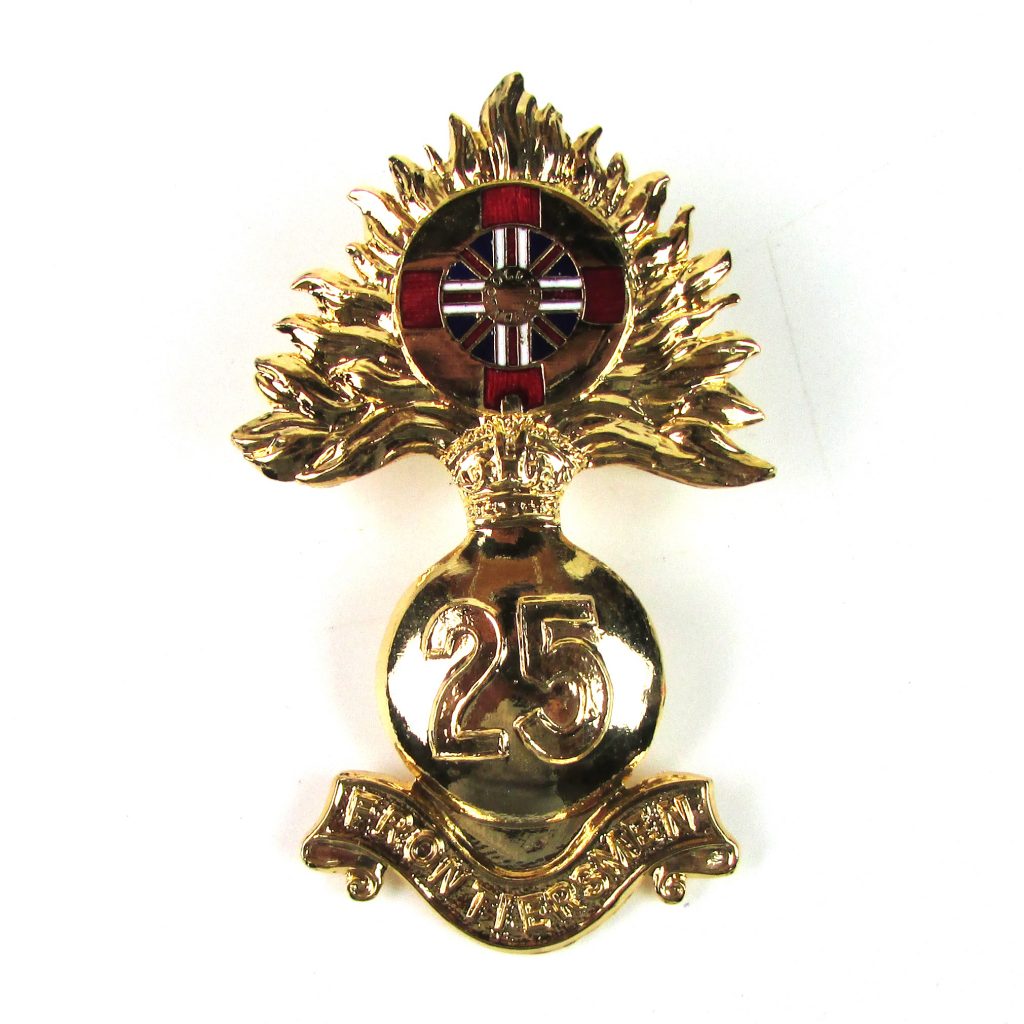 25th Battalion (Frontiersmen) Royal Fusiliers Cap Badge, Restrike ...