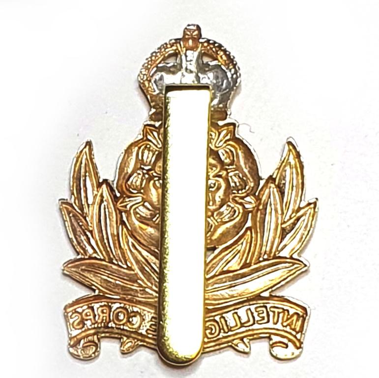 Intelligence Corps ORs Cap Badge - KC - Gilding Metal (Restrike ...