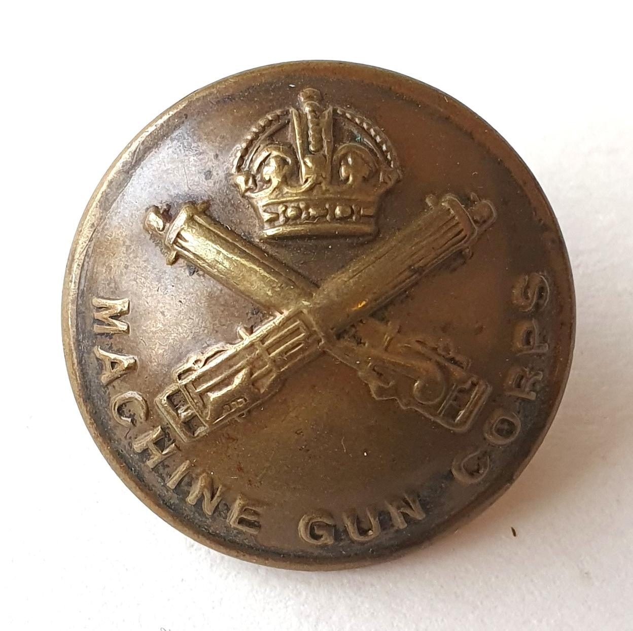 Machine Gun Corps Tunic Button (26mm) - King's Crown, Other Ranks ...