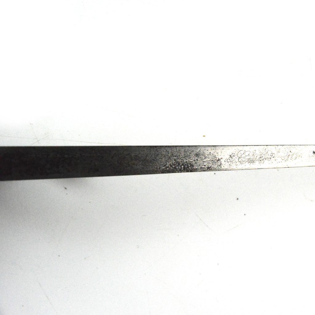 Colonial French M1874 Gras Rifle Bayonet, Chatellerault, 1883 ...