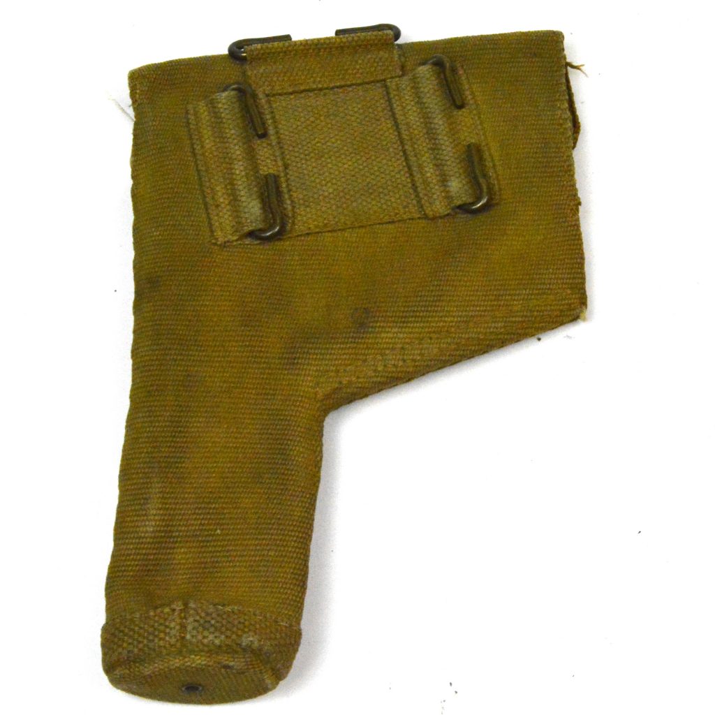 British 37 Pattern Khaki Pistol Webbing Holster | Militaria.co.uk