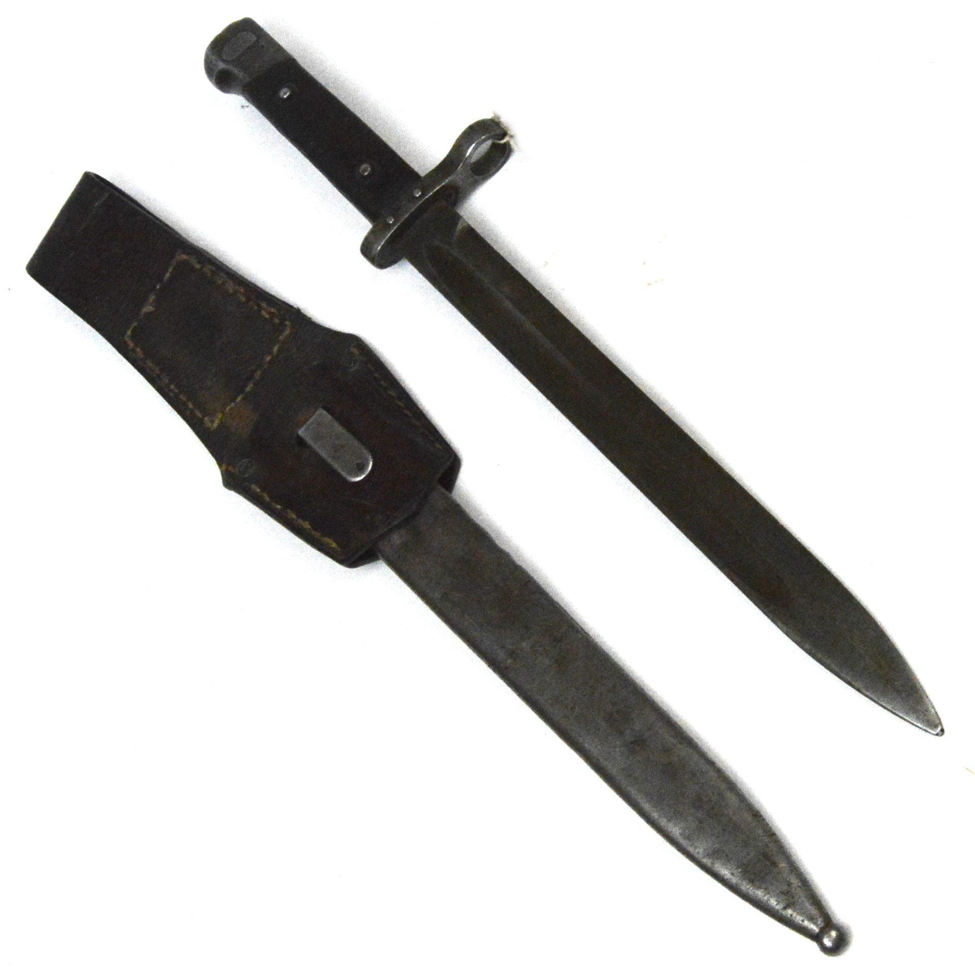 Austrian M1895 Mannlicher Bayonet in Scabbard and Frog - Tenniswood ...