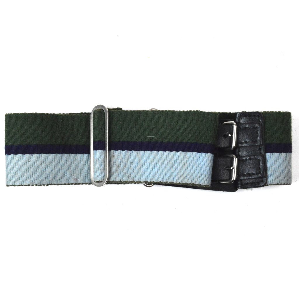 Royal Signals Leather Straps Stable Belt, Medium - Tenniswood Militaria