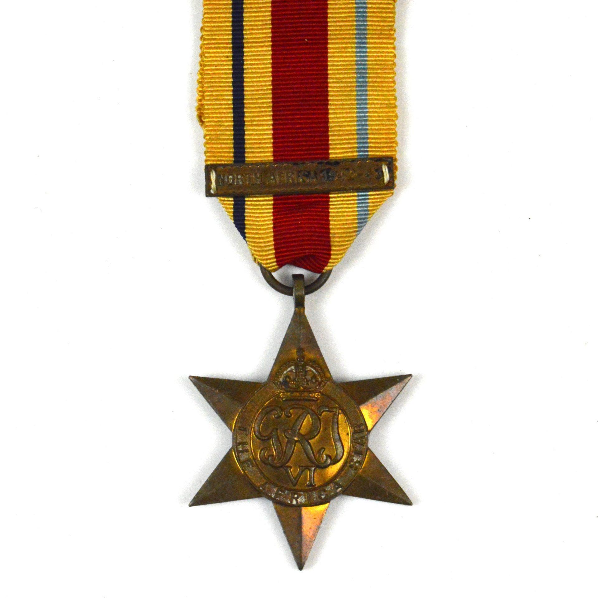 Africa Star Medal Full Size with North Africa 1942-43 Clasp ...