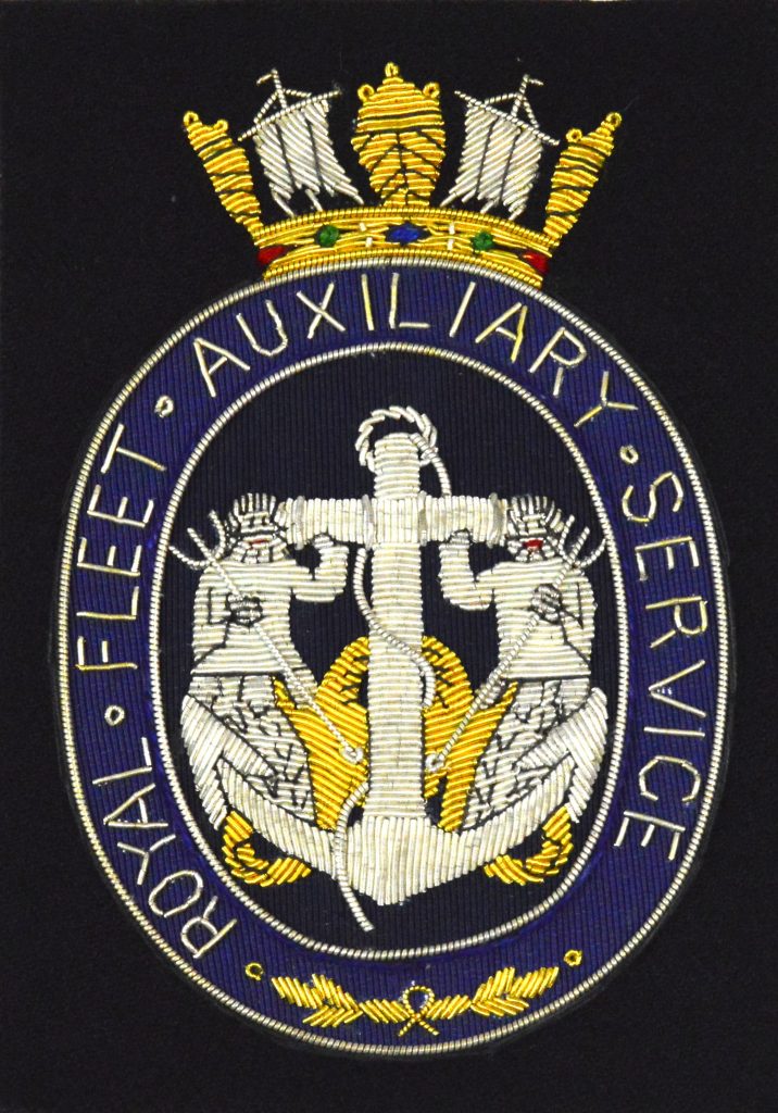 Royal Fleet Auxiliary Service Embroidered Blazer Badge - Jeremy ...