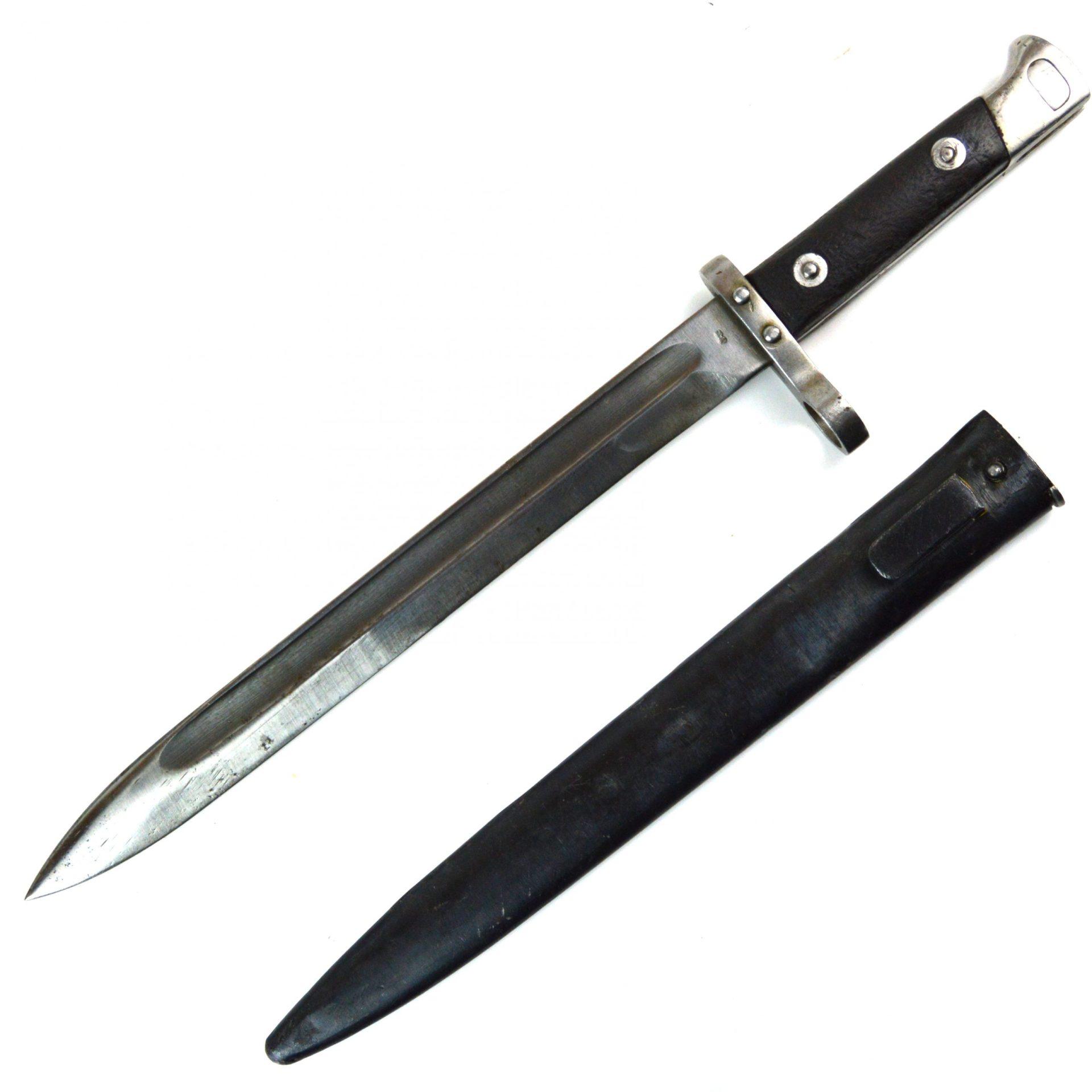 Austrian M1895 Mannlicher Bayonet in Scabbard - Jeremy Tenniswood Militaria