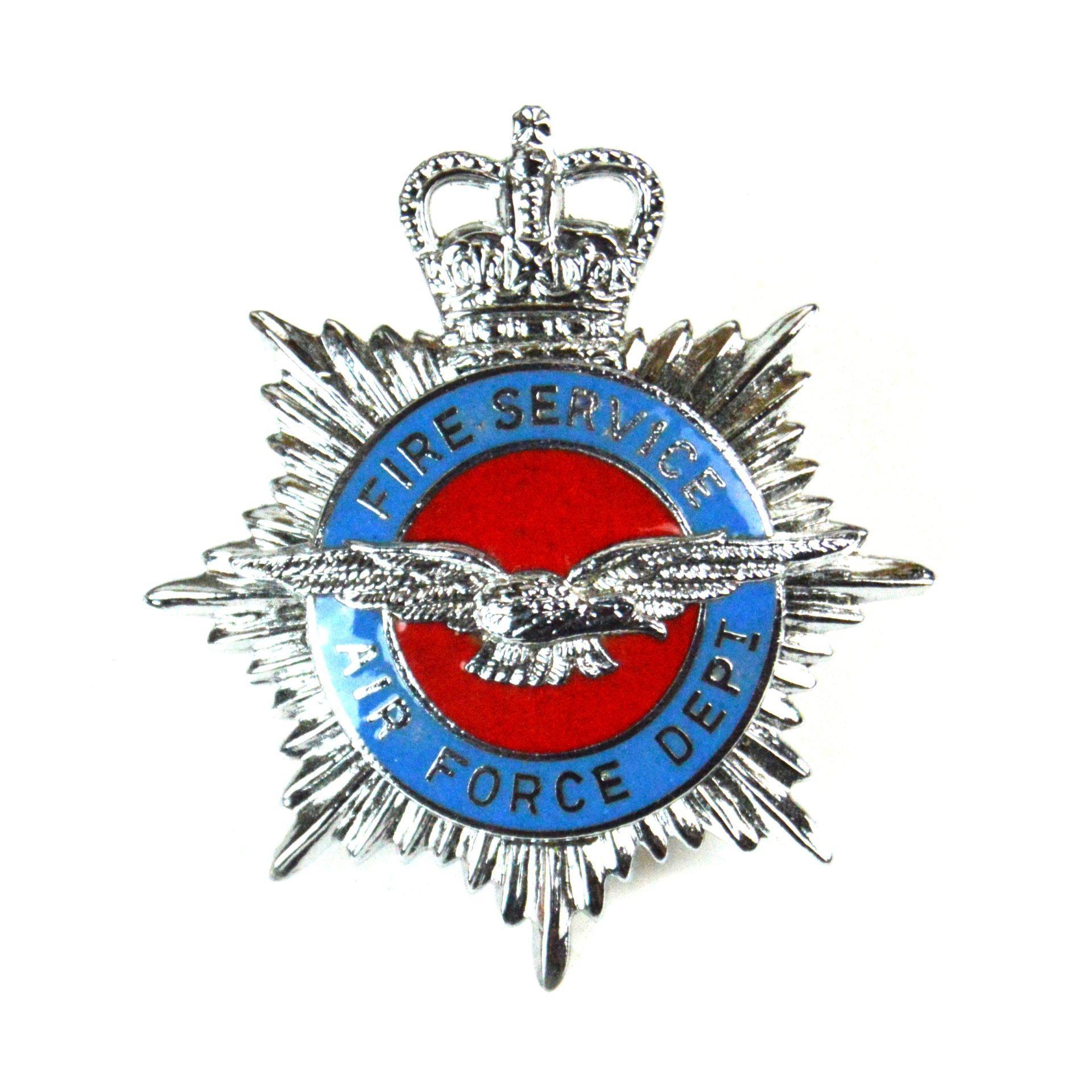 Royal Air Force Fire Service Cap Badge - Tenniswood Militaria