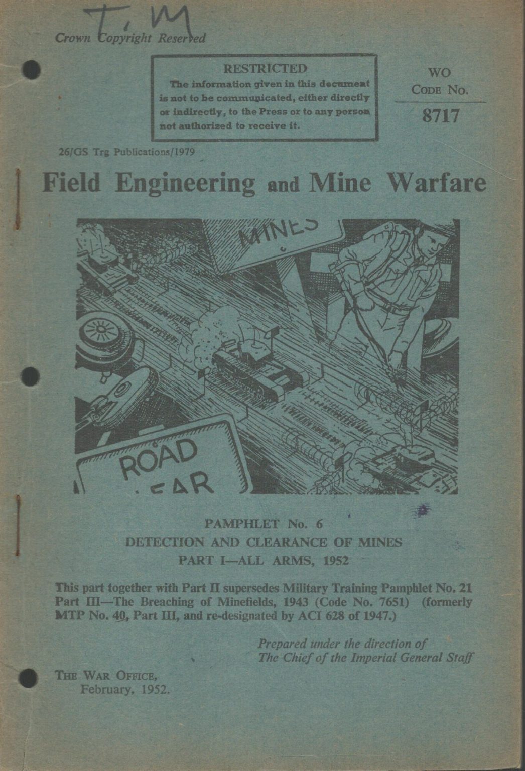 Field Engineering and Mine Warfare, Pamphlet No.6 Detection and ...