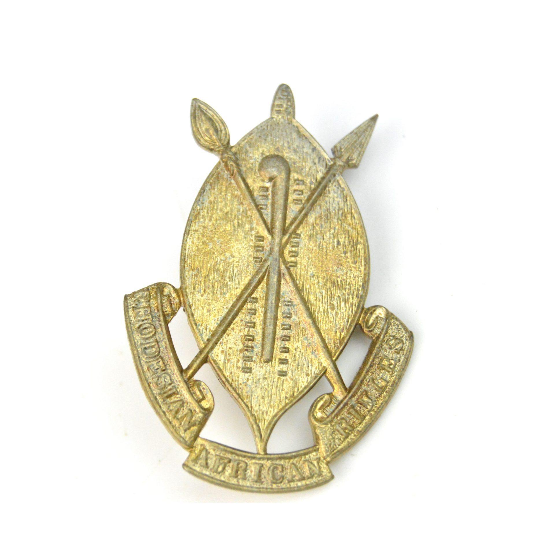 Rhodesian African Rifles White Metal Cap Badge - Jeremy Tenniswood ...