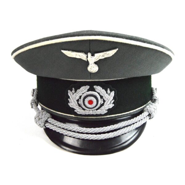 Reproduction German Third Reich Army Officer Peaked Cap - Jeremy ...