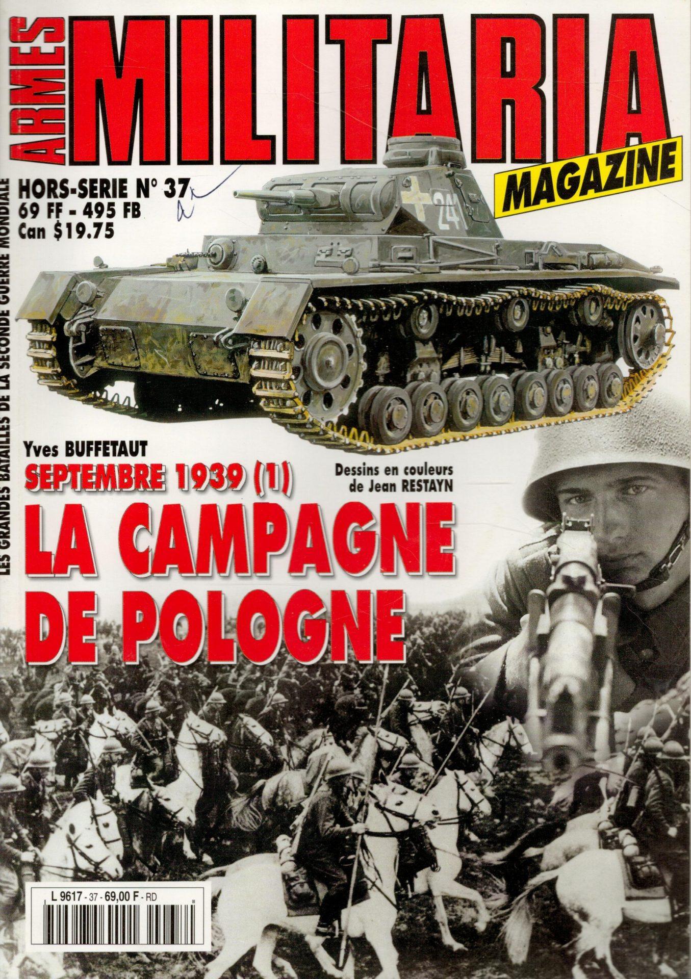 Armes Militaria Magazine. Hors-Serie No. 37. La Campagne De Pologne ...