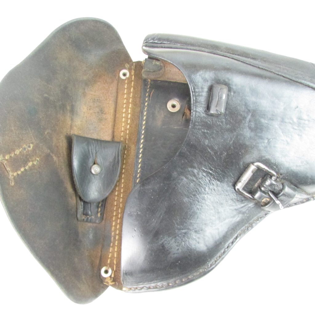 Original German Third Reich P08 Luger Hard Shell Holster, Dated 1940 ...