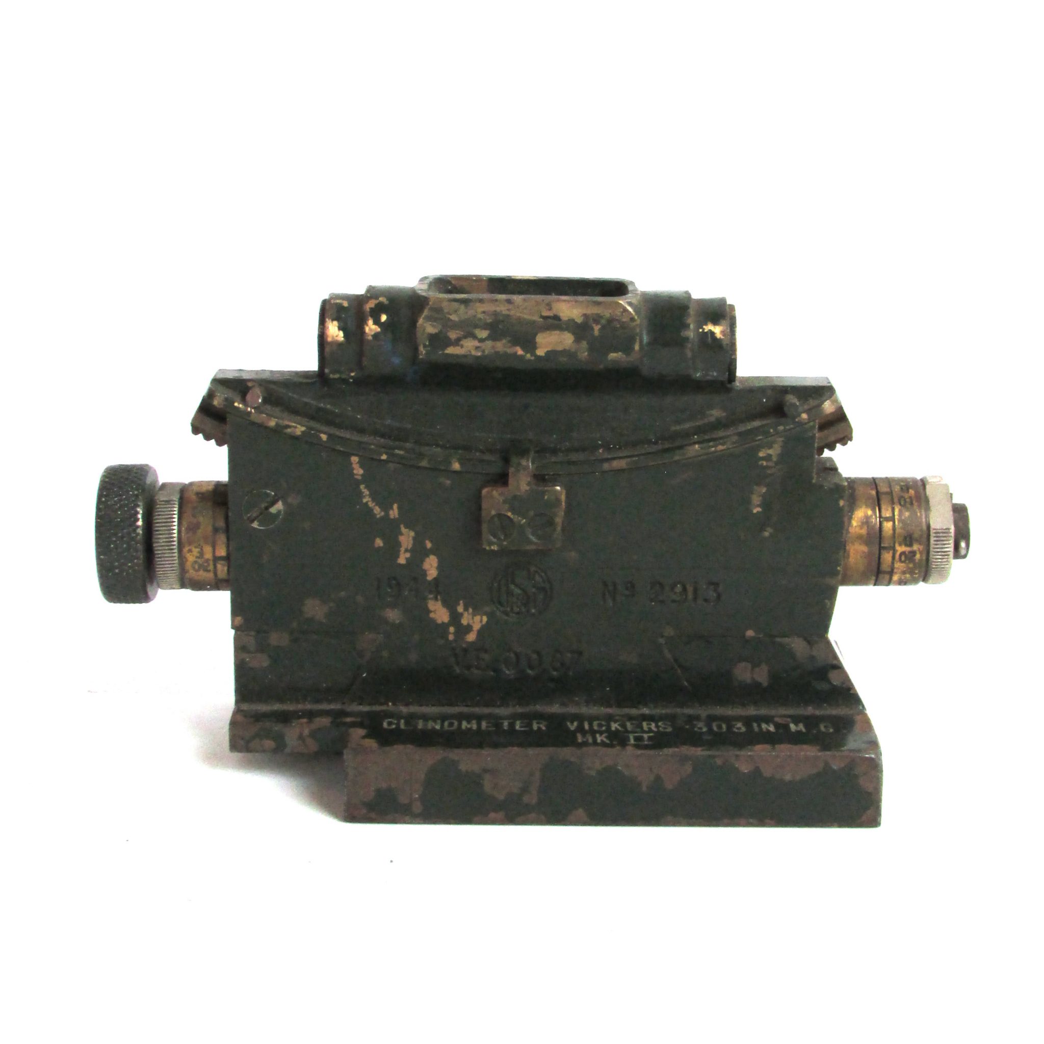 British 1944 Dated Vickers Machine Gun Clinometer Mk. II - Tenniswood ...