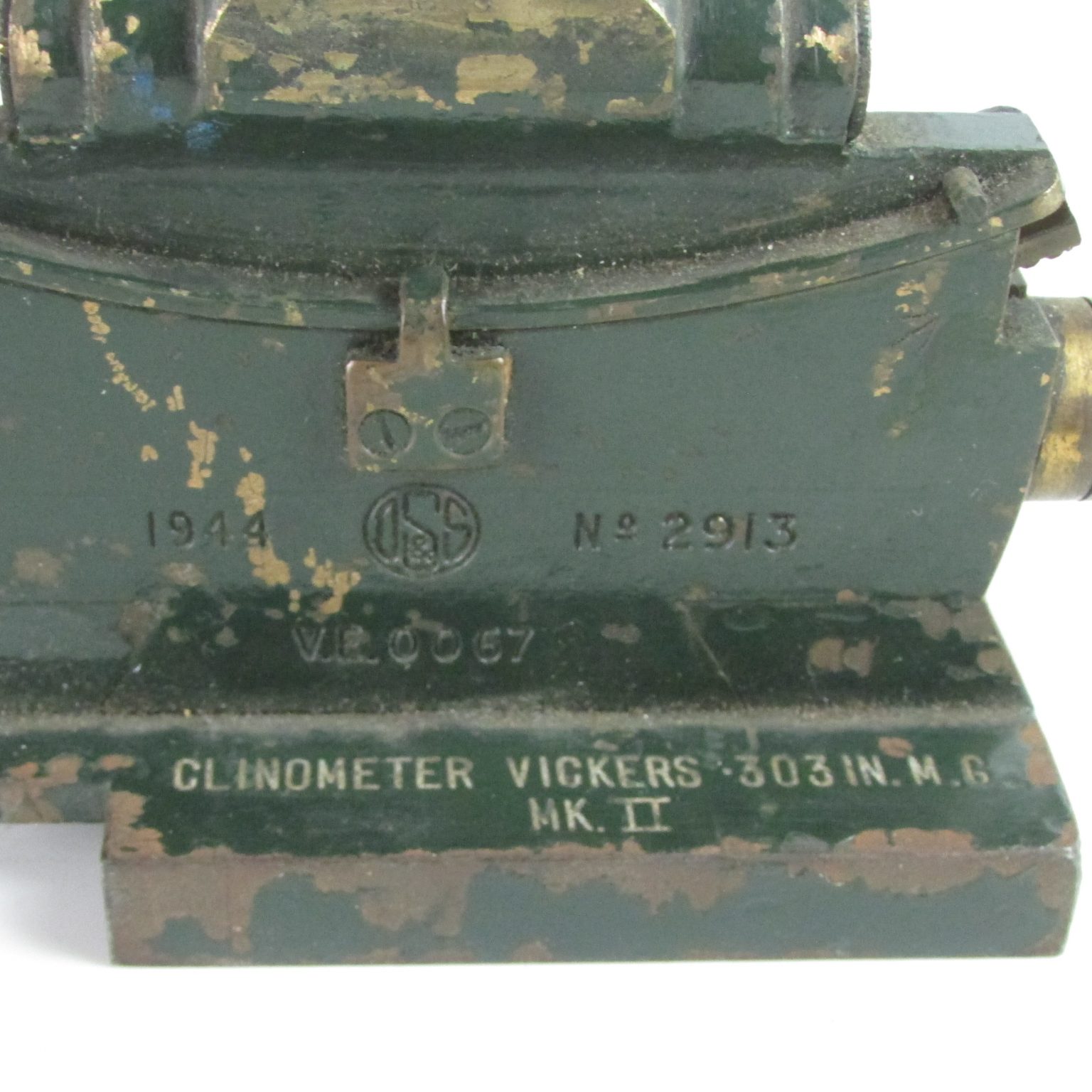 British 1944 Dated Vickers Machine Gun Clinometer Mk. II - Tenniswood ...