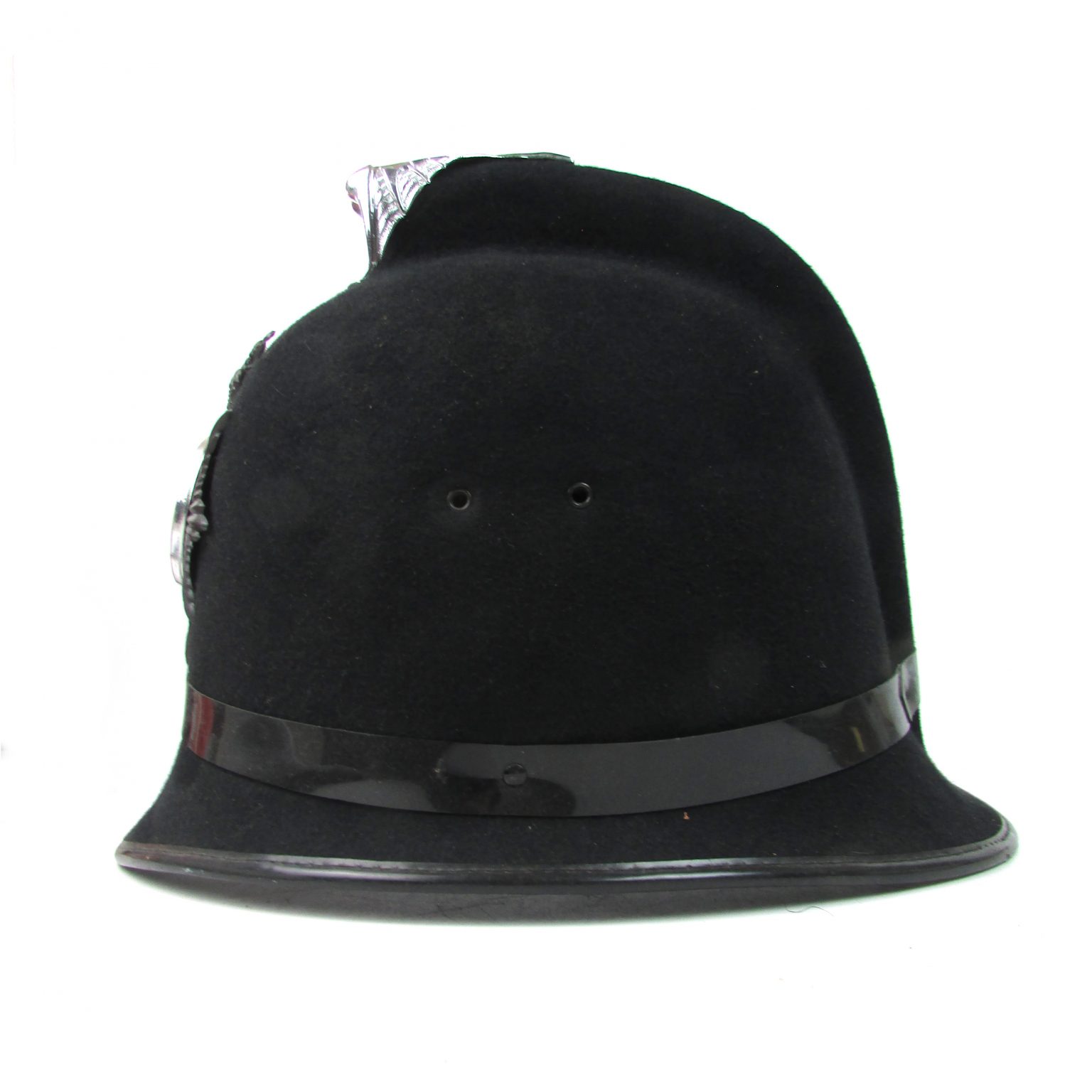 Durham Constabulary Police Helmet, Queen's Crown - Tenniswood Militaria