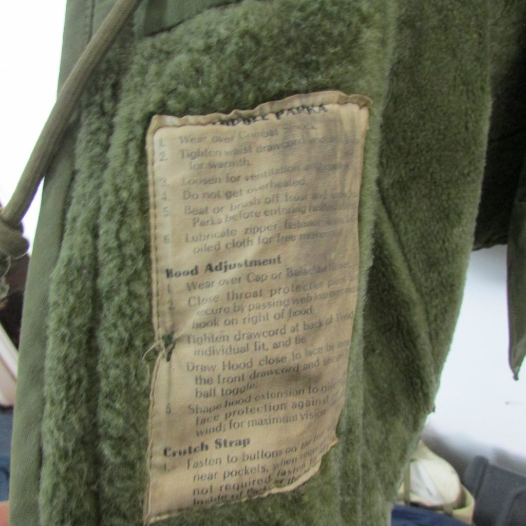 British Parka Middle No Hood, Size 2, Dated 1954 | Militaria.co.uk