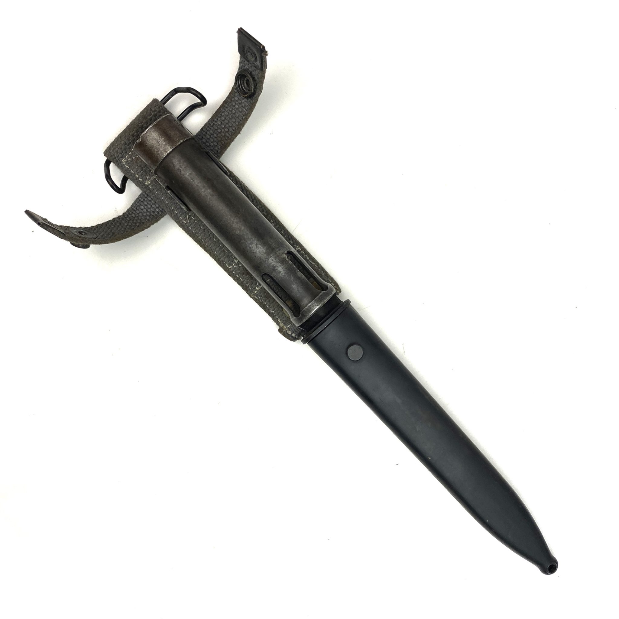 South African FN-FAL R1 Socket Bayonet in Plastic Scabbard - Jeremy ...