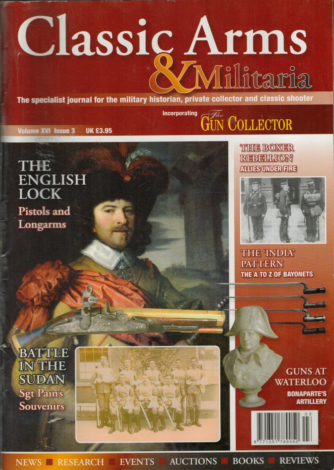 Classic Arms & Militaria Volume XVI Issue 3 - Jeremy Tenniswood Militaria