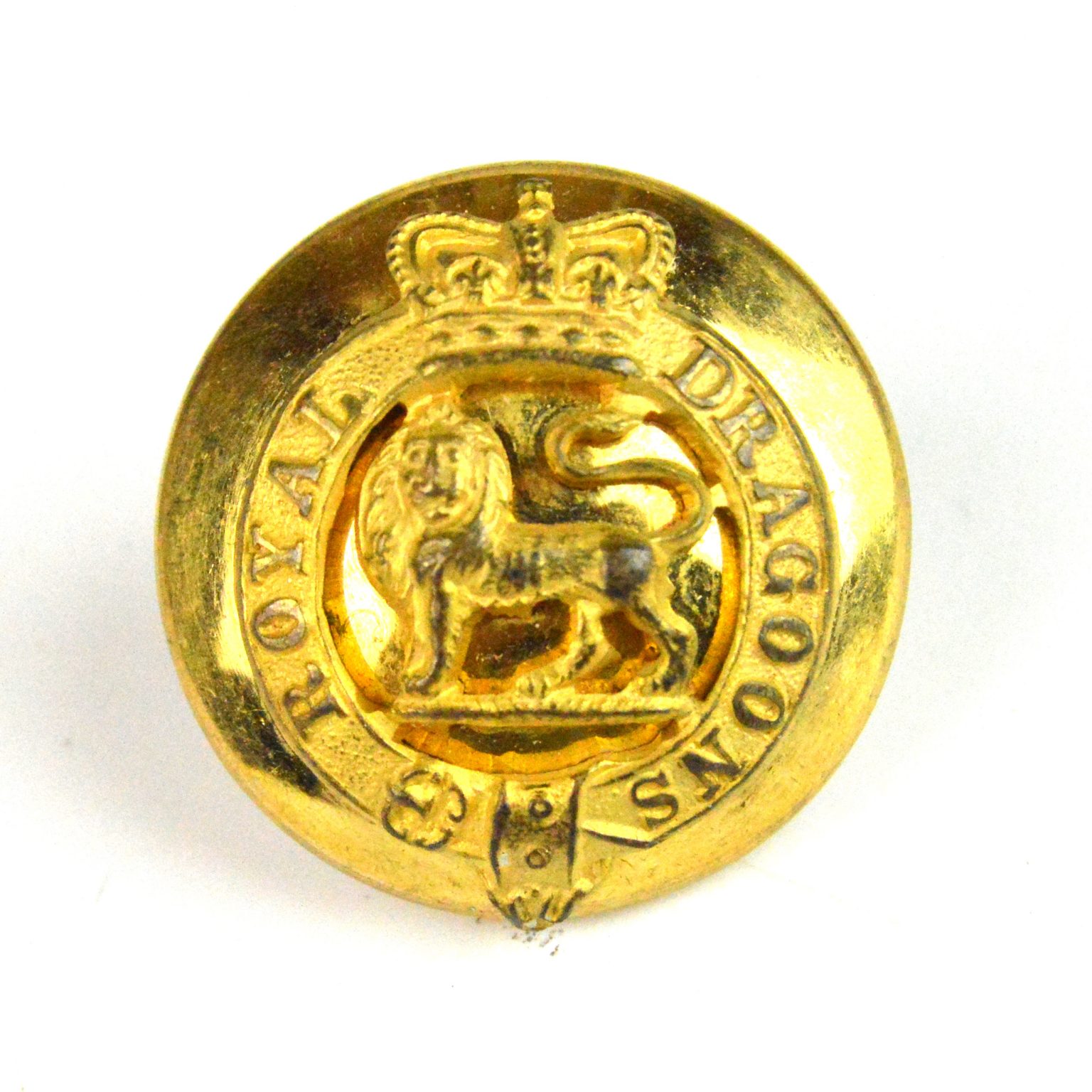 Royal Dragoons Mounted Officer's Button (22mm), Victorian - Jeremy ...