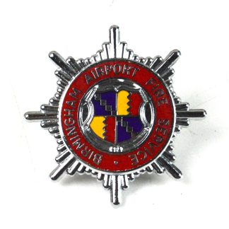 Birmingham Airport Fire Service Cap Badge - Jeremy Tenniswood Militaria