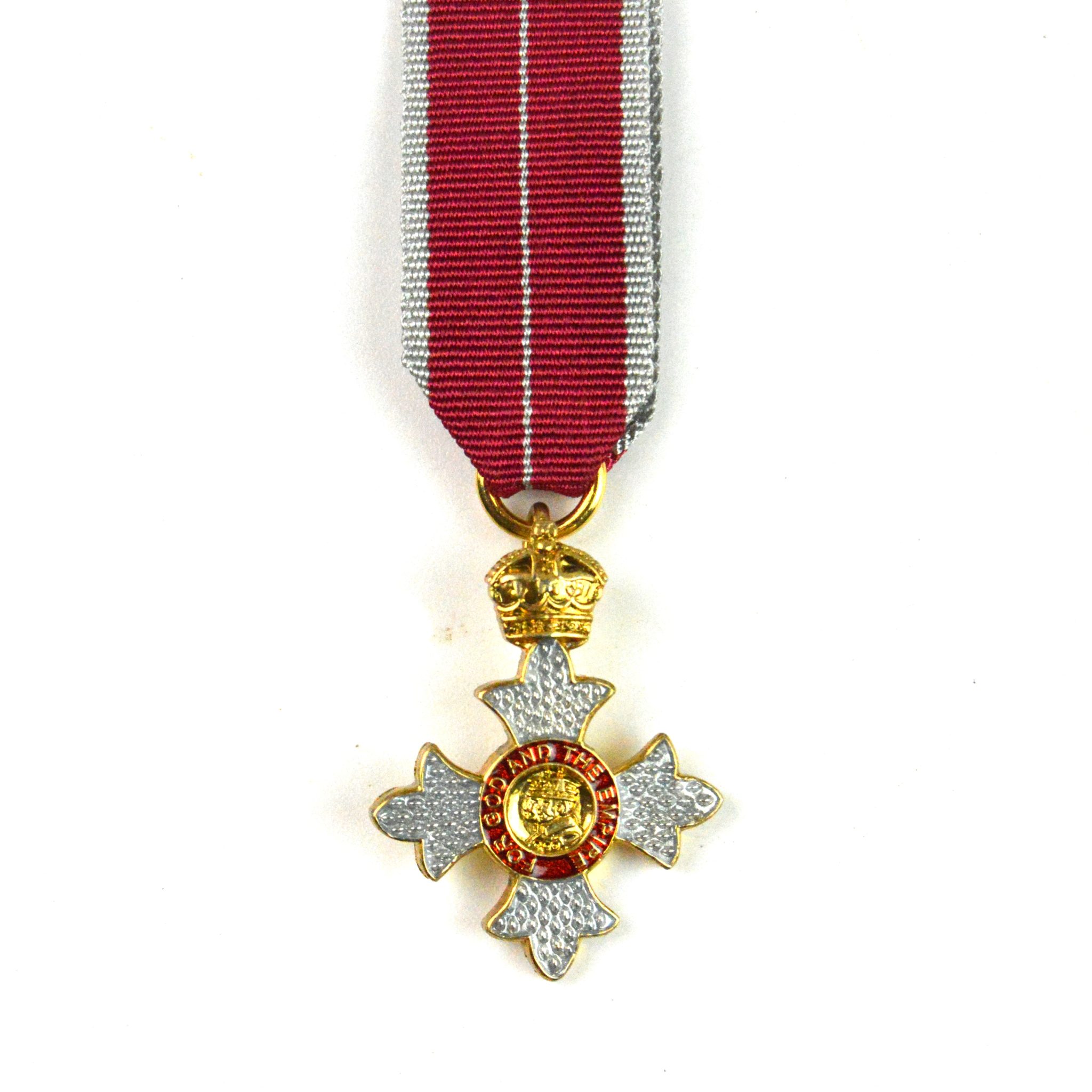 Companion of the British Empire (CBE) Miniature Medal, Military ...