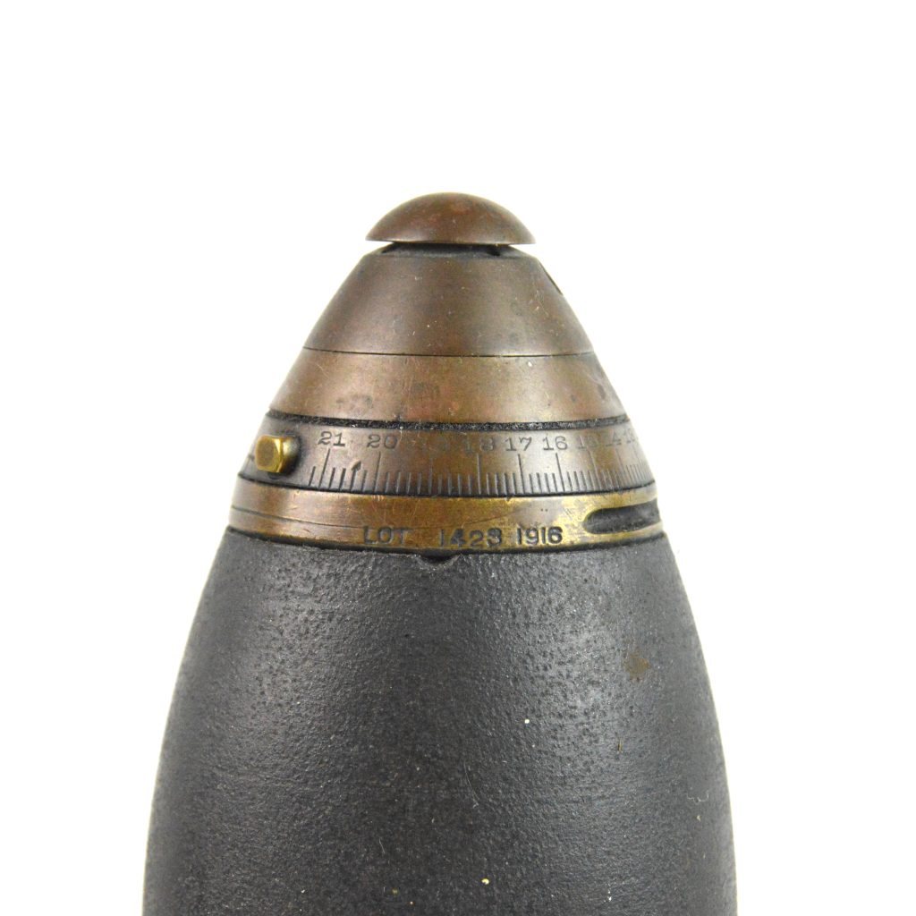 Inert British 18-Pounder Artillery Shell, Dated 1916 - Jeremy ...