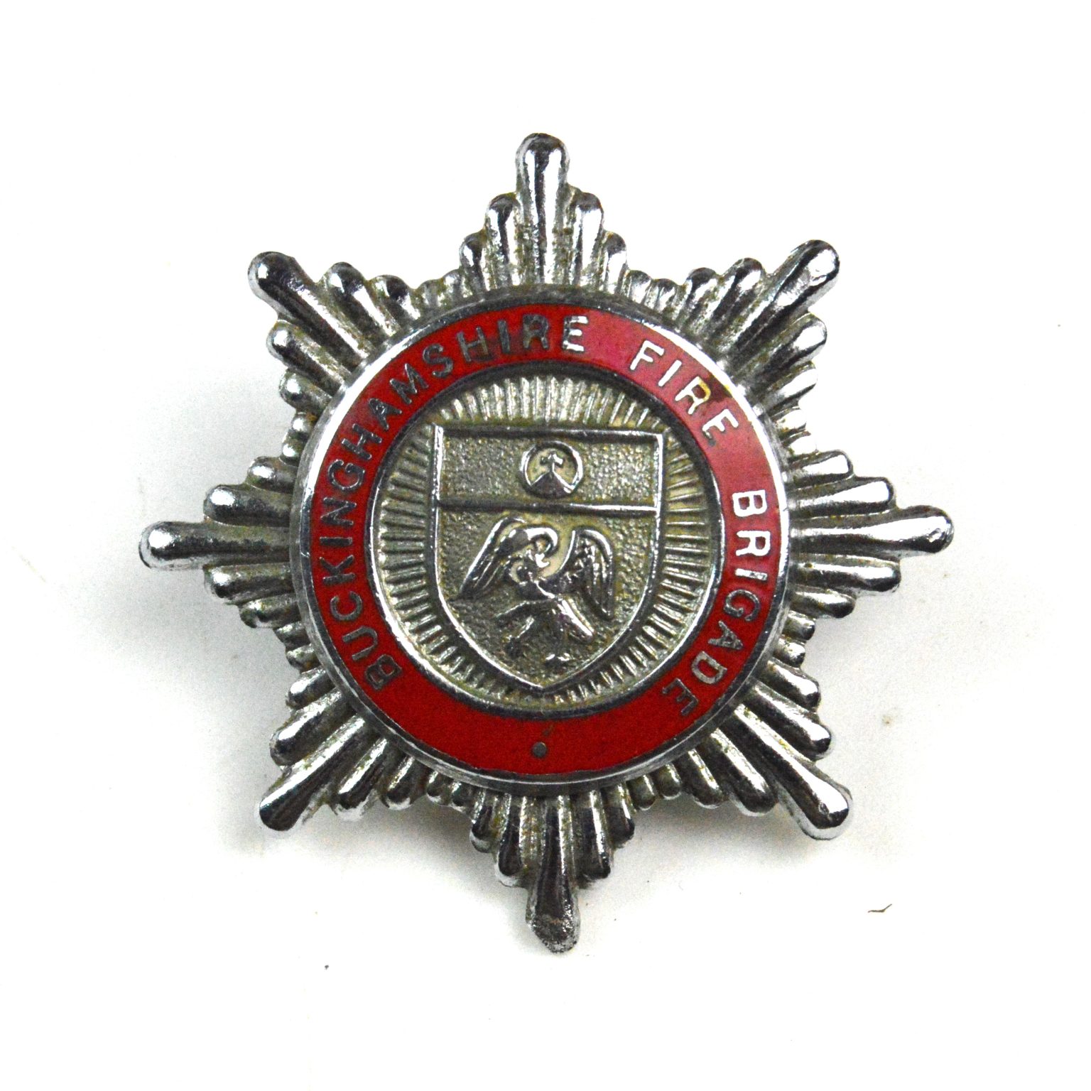 Buckinghamshire Fire Brigade Cap Badge - Jeremy Tenniswood Militaria