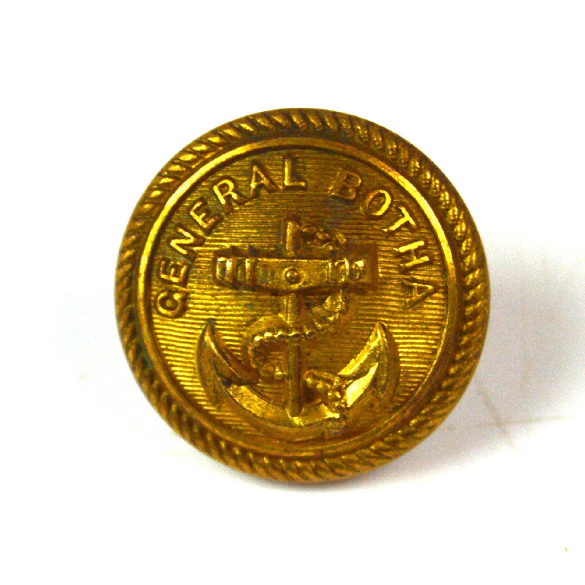 General Botha Training Ship Button (1922-1941 Pattern) Button (23mm ...