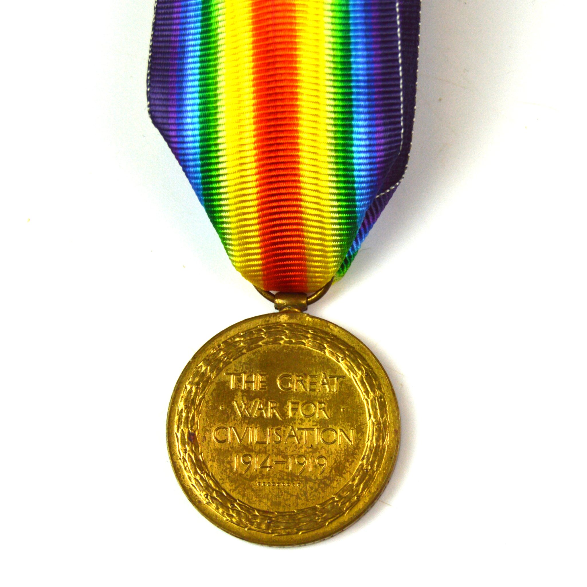 Victory Medal, Private Henry Myron (Wounded), Machine Gun Corps ...