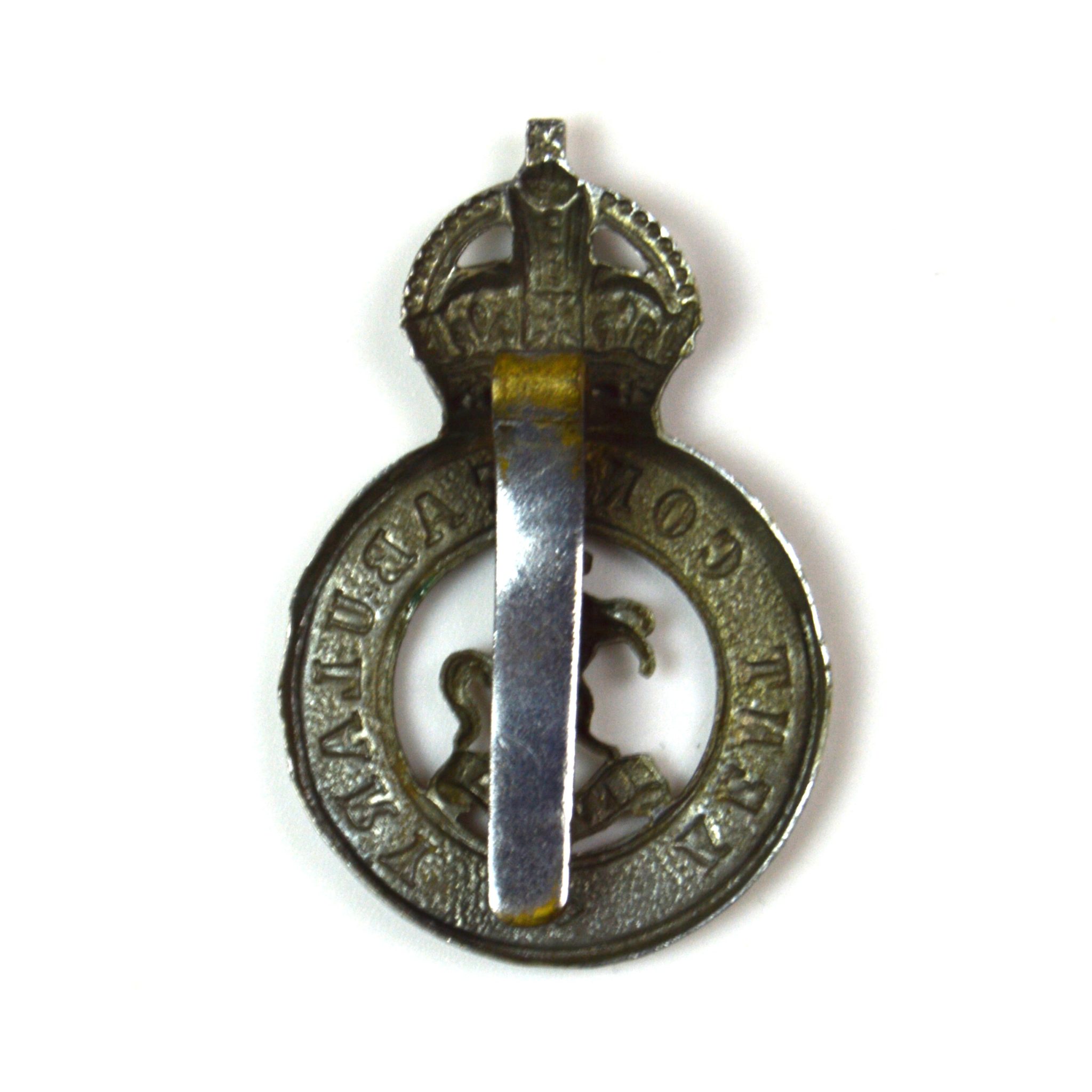Kent Constabulary Chrome Cap Badge, King’s Crown | Militaria.co.uk