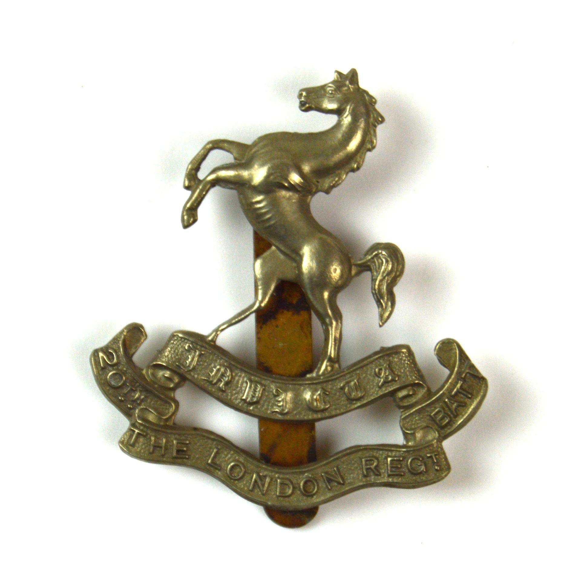 20th Battalion (Blackheath and Woolwich), The London Regiment Cap Badge ...