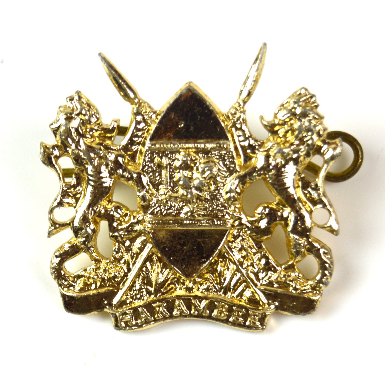 Kenya Air Force Anodised Cap Badge - Jeremy Tenniswood Militaria