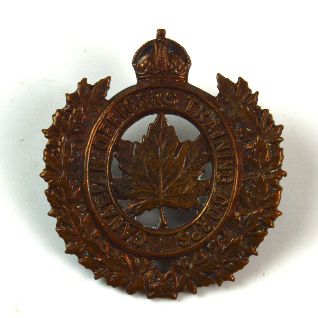 Canadian Officer Training Corps (COTC) Cap Badge, Original - Tenniswood ...