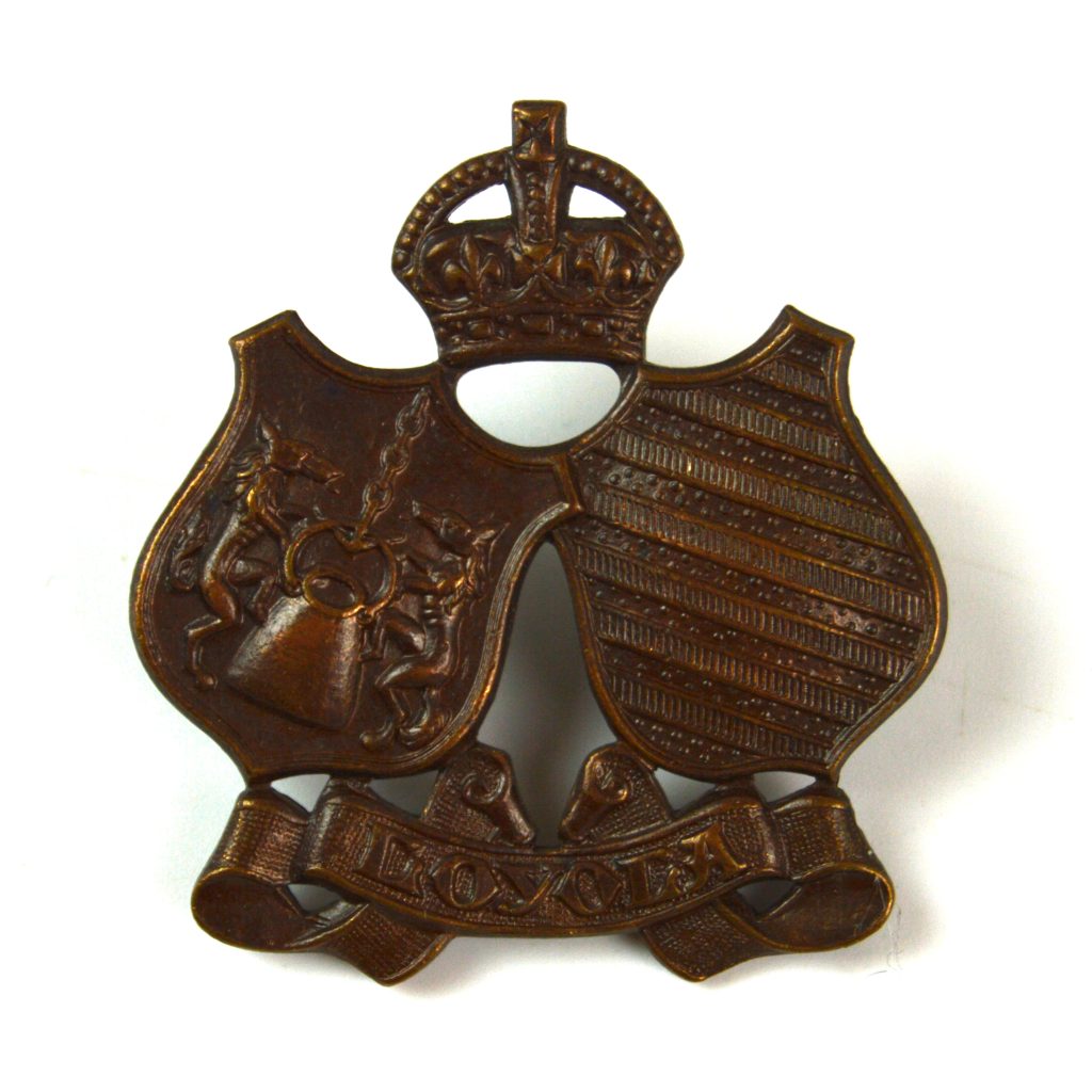 Loyala University, Canadian Officer Training Corps Cap Badge, King's ...