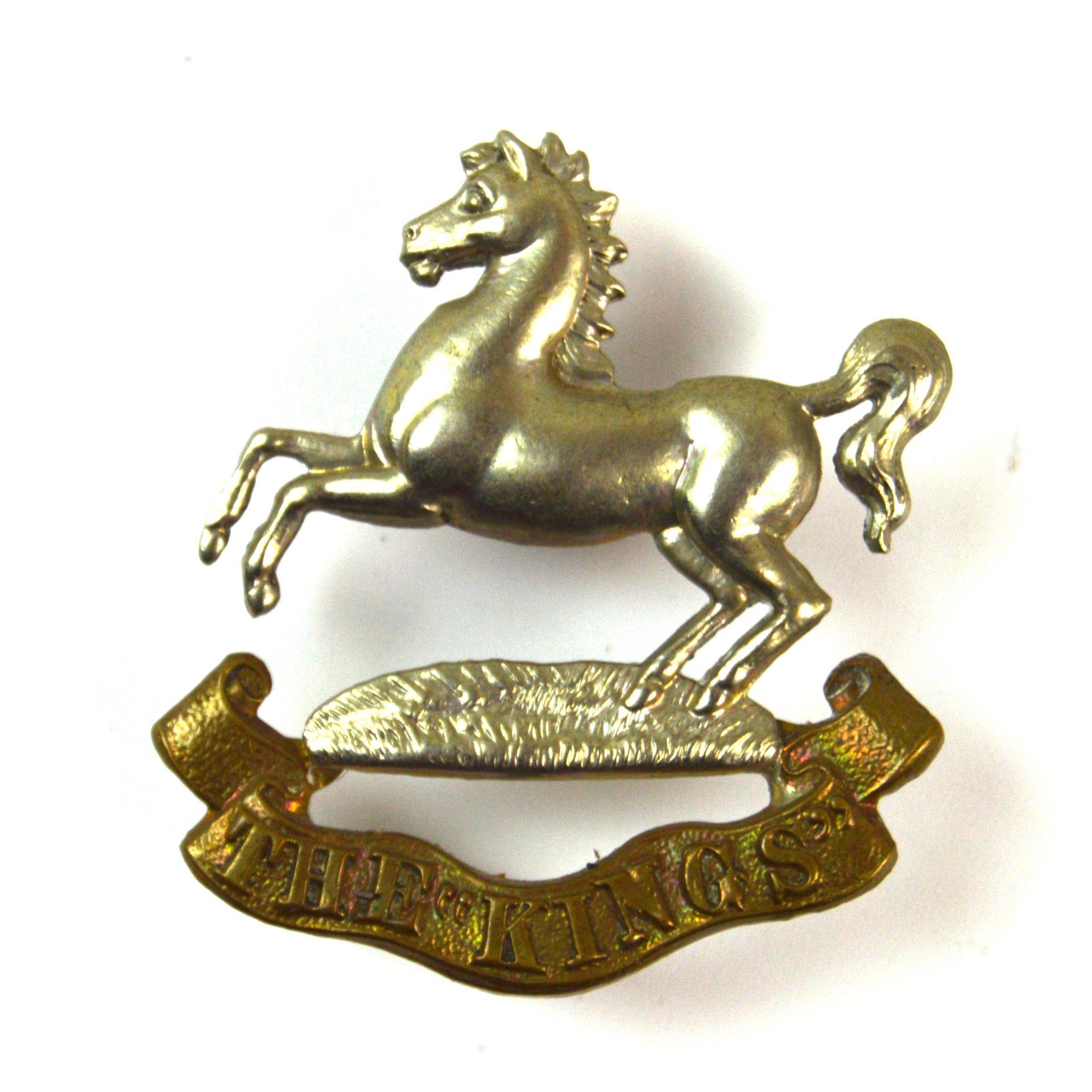 King's Regiment (Liverpool) (1902-27 Pattern) Cap Badge, Original with ...